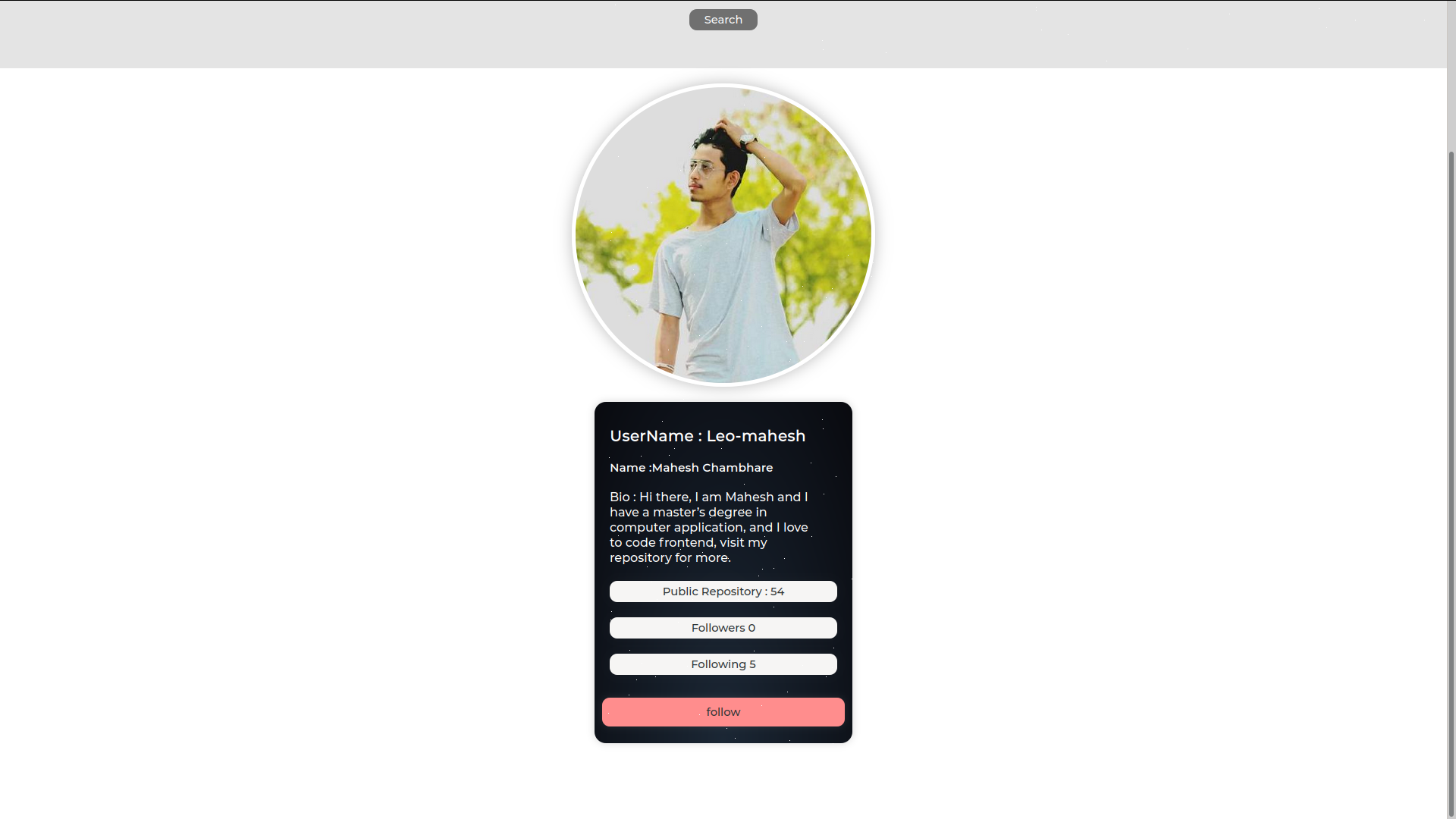 GitHub - maheshchambhare/github-api-project: This project is all about github API , in this ...