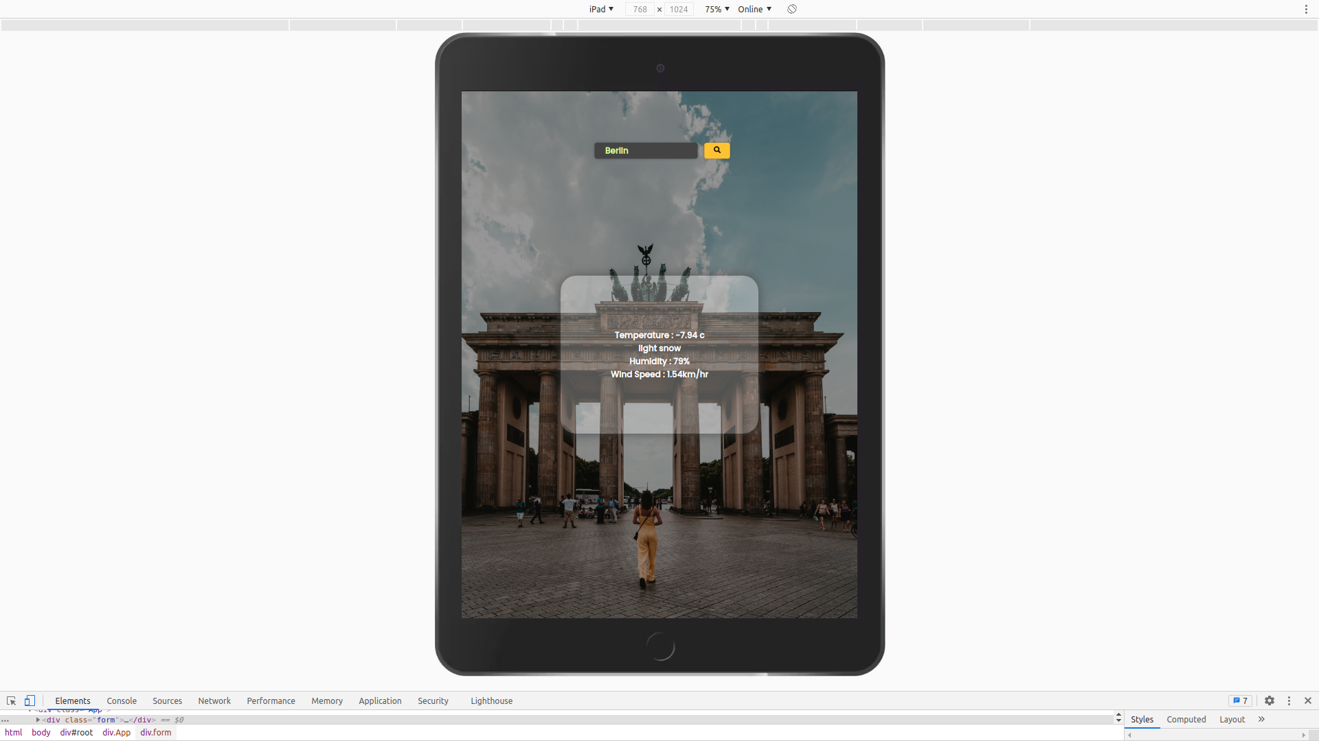 GitHub - maheshchambhare/Weather-react-project-using-api: This project is all about weather API ...