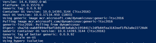 Initialization Of Container Failed · Issue 405 · Microsoft Nav Docker · Github