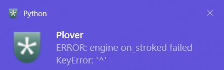 ERROR: engine on_stroked failed with KeyError: '^' when typing KHR*PB · Issue #1407 ...