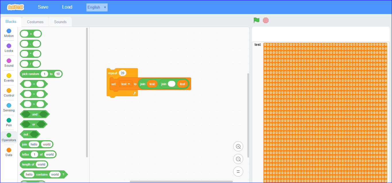 Reporters can overflow stage · Issue #684 · scratchfoundation/scratch-gui · GitHub