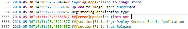 VSTS - Service Fabric Deployment Upgrade Timeout · Issue #7330 · microsoft/azure-pipelines-tasks ...