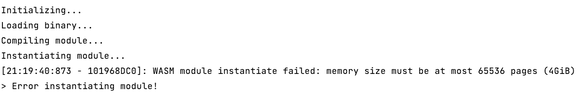 Fail To Set The Max Memory With C Api · Issue 1289 · Bytecodealliancewasm Micro Runtime · Github