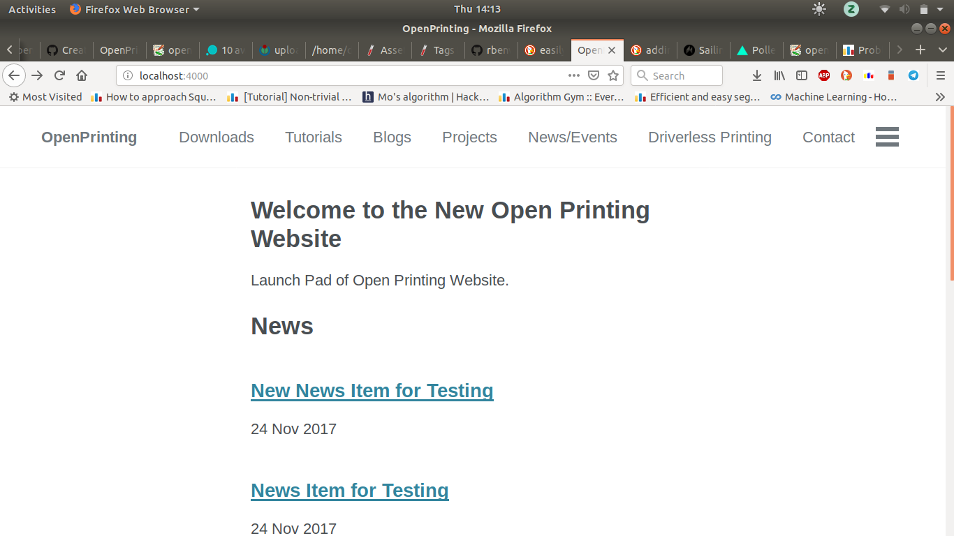 Create the Menu Bar: · Issue #8 · OpenPrinting/openprinting.github.io · GitHub