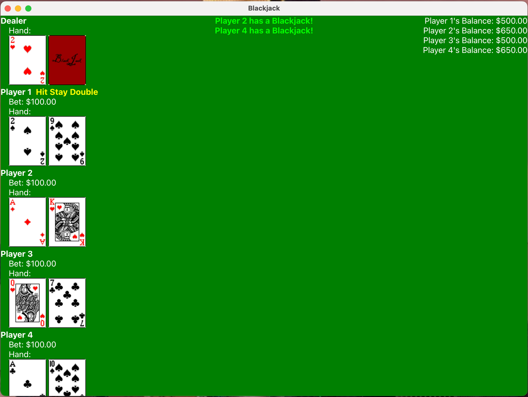 GitHub - CreatorAndrew/Blackjack: Blackjack using React and Electron