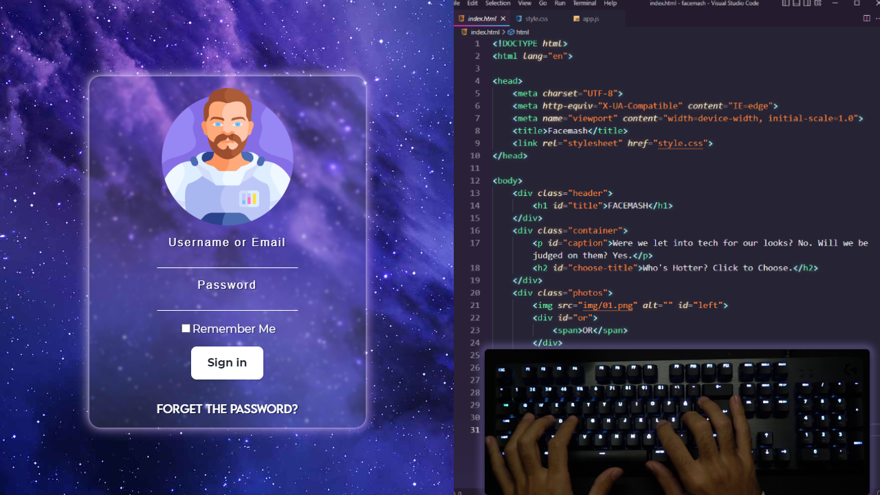 GitHub - tugraturkseven/futuristic-login-page: Hi, i have developed a login page that have ...