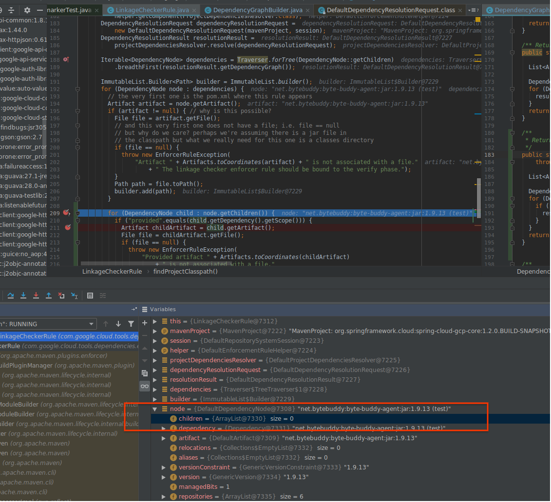 Enforcer rule: supply provided dependency for Linkage Checker · Issue #752 · GoogleCloudPlatform ...