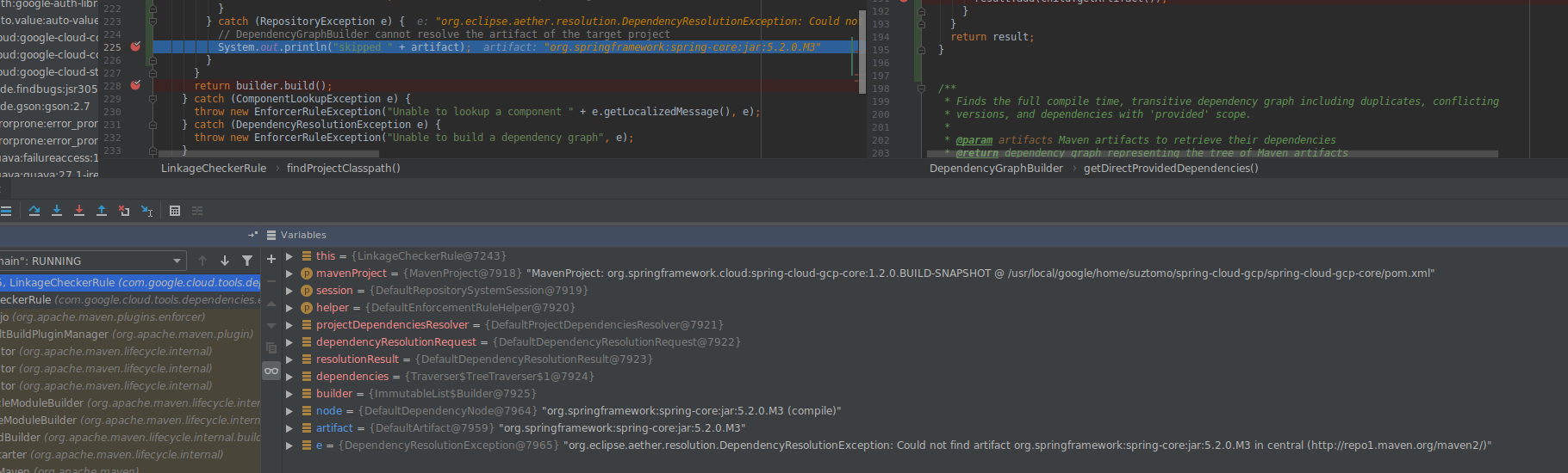 Enforcer rule: supply provided dependency for Linkage Checker · Issue #752 · GoogleCloudPlatform ...