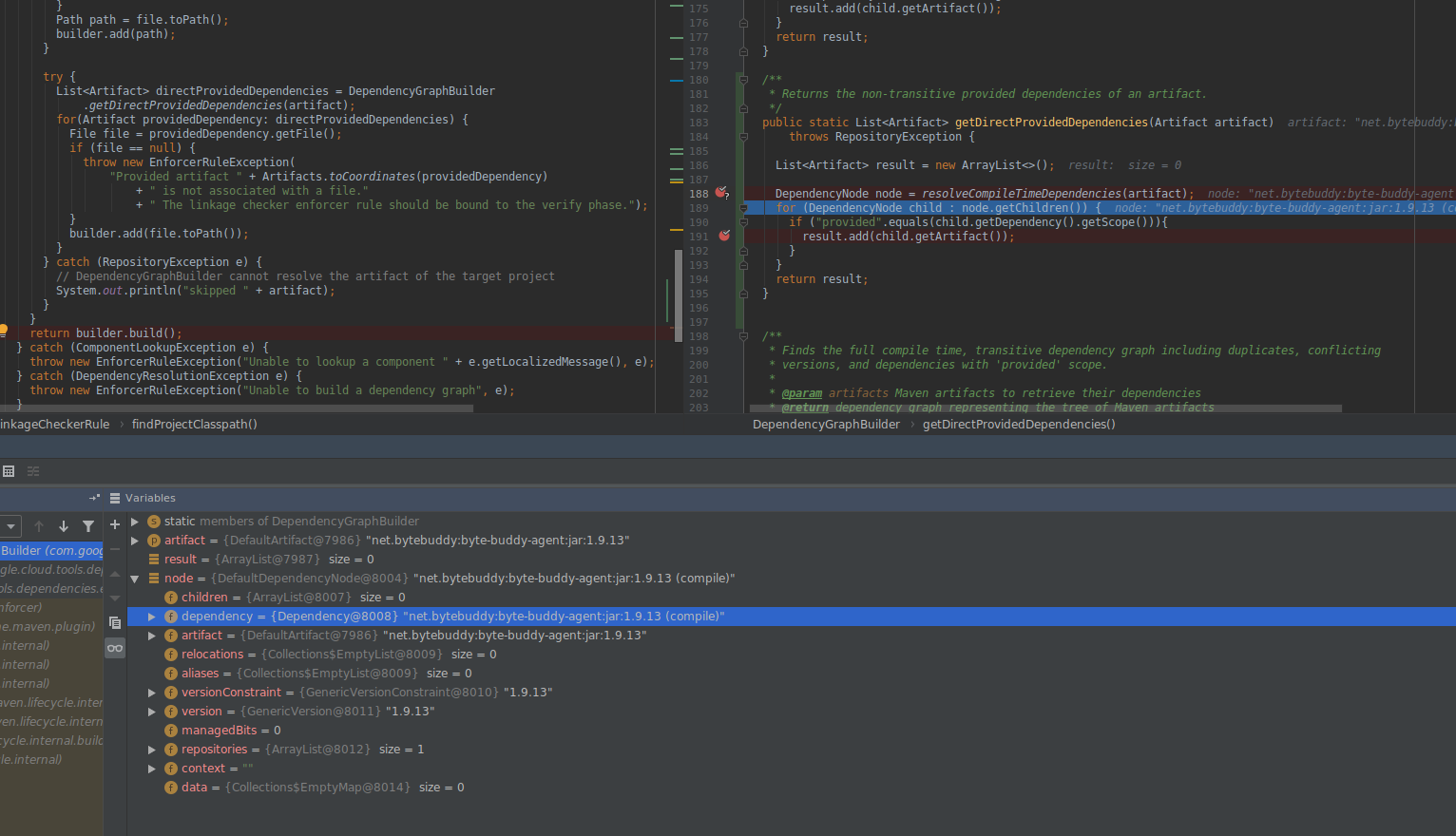 Enforcer rule: supply provided dependency for Linkage Checker · Issue #752 · GoogleCloudPlatform ...