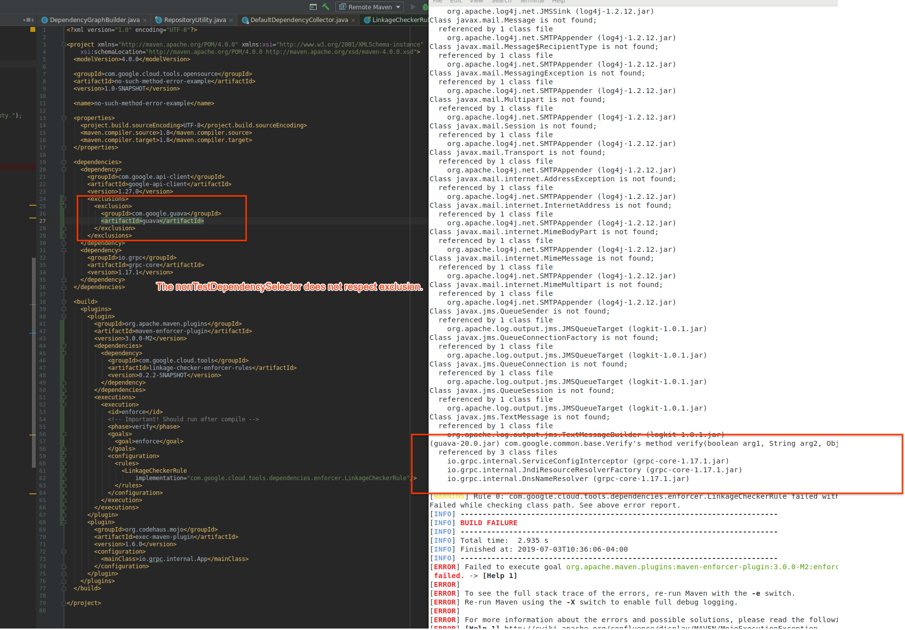 Enforcer Rule to use Repository Session that accepts all scopes but ...