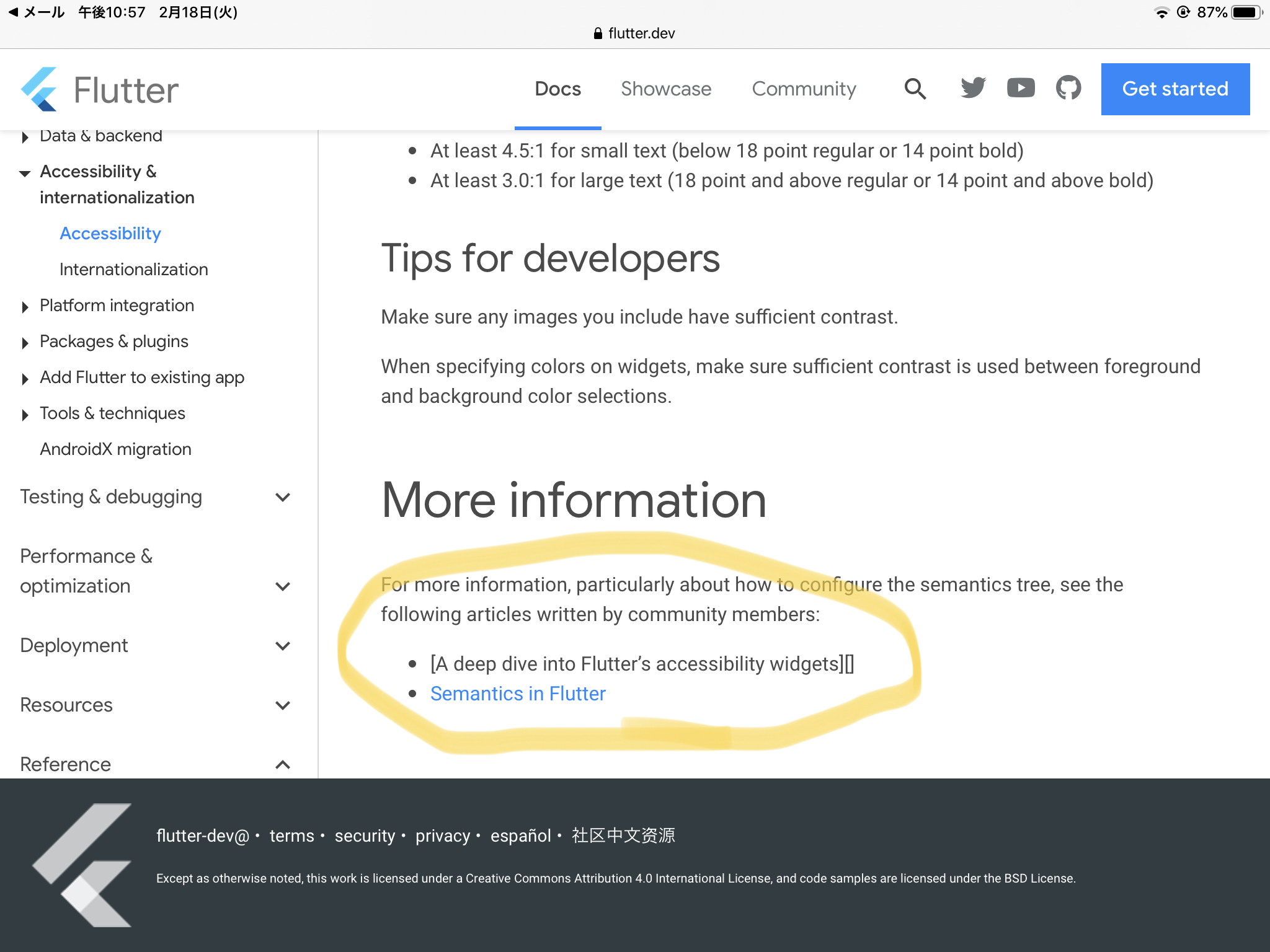 The links in internationalization are broken · Issue #3703 · flutter/website · GitHub