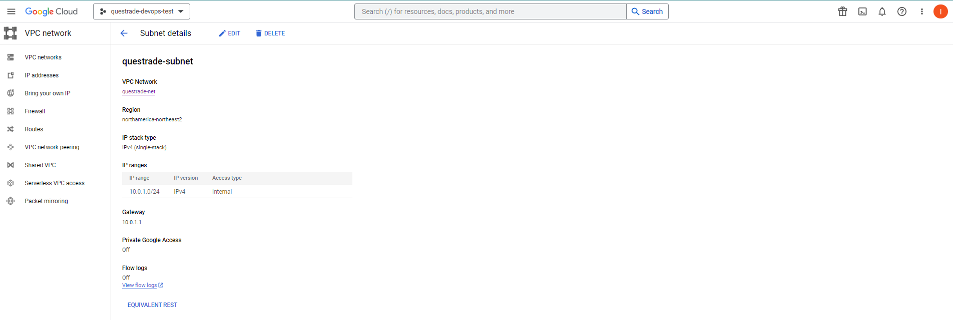 GitHub - ikechuqu/questrade-devops-exercise: Interview exercise for Intermediate DevOps Engineer ...