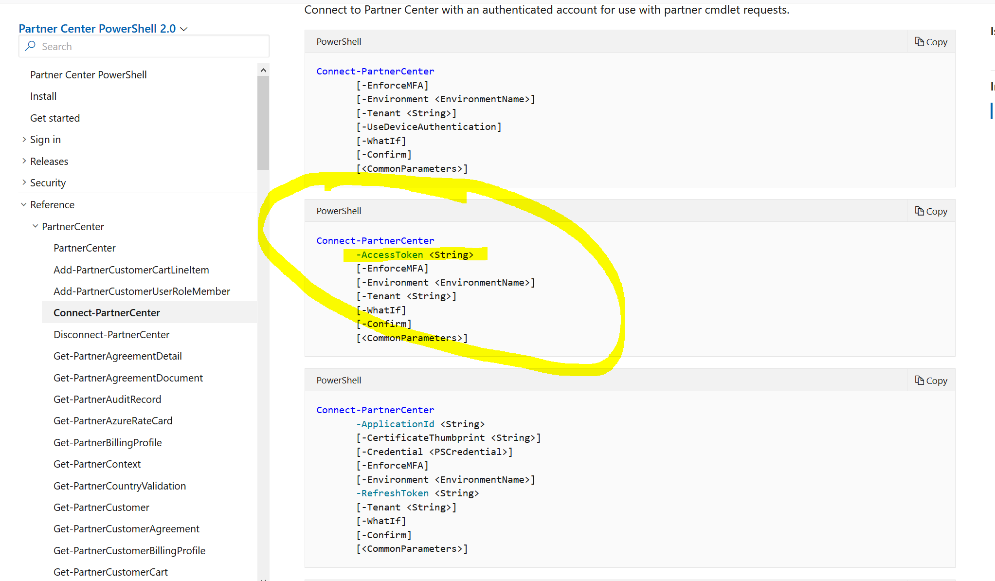 Connect-PartnerCenter · Issue #168 · microsoft/Partner-Center-PowerShell · GitHub