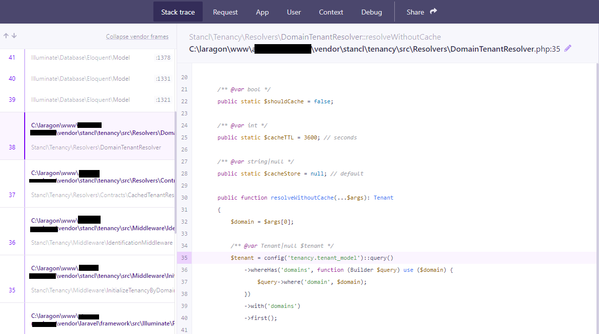 Random Database [central] not configured errors · Issue #981 · archtechx/tenancy · GitHub