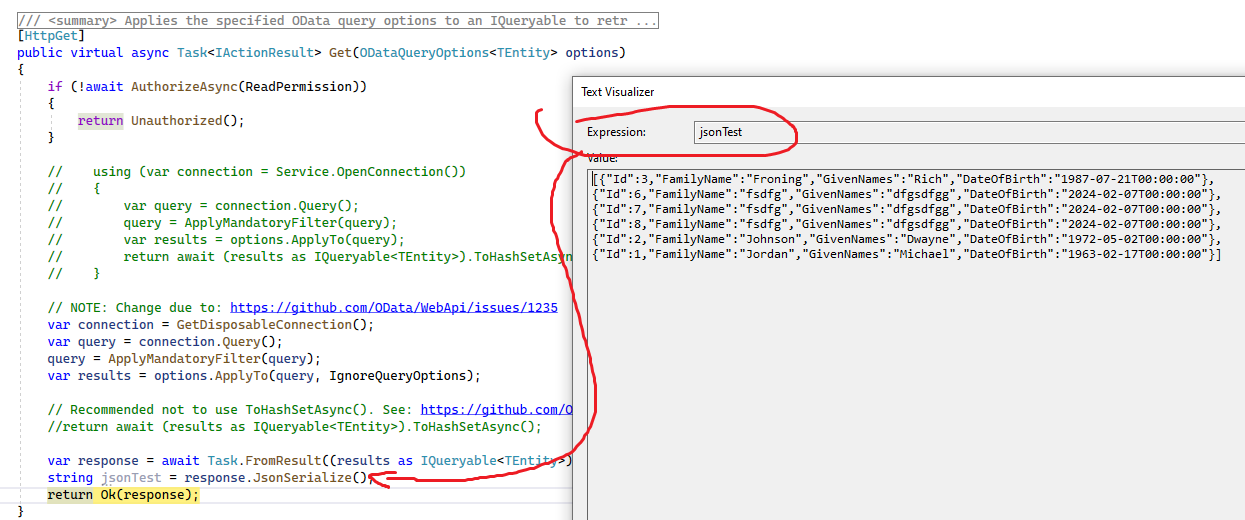 .NET6 / OData 8 not serializing OData responses properly · Issue #2602 ... .NET6 / OData 8 not serializing OData responses properly · Issue #2602 ...