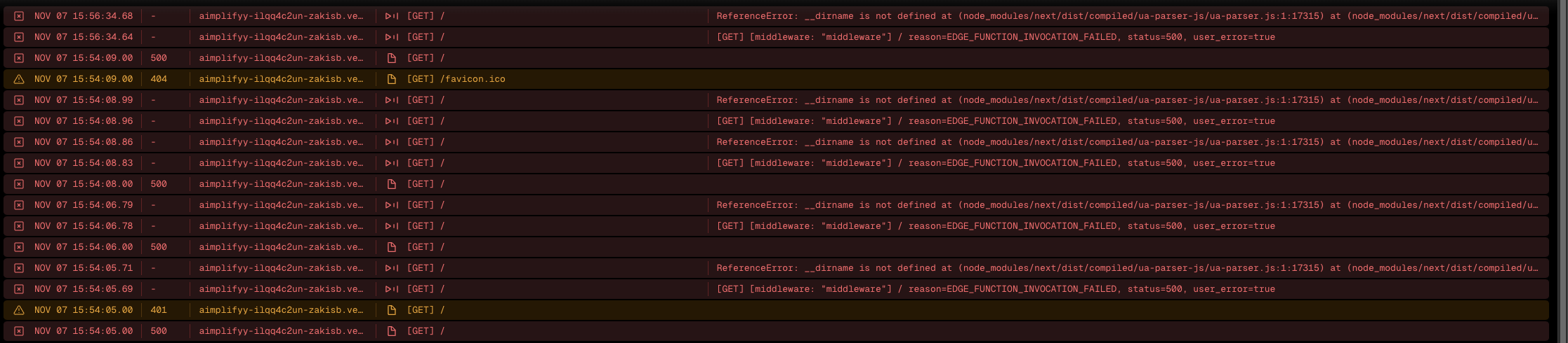 500 Error with Next-intl Middleware on Vercel Deployment: EDGE_FUNCTION_INVOCATION_FAILED ...