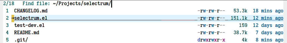 question / feature: use → to point to candidate · Issue #591 · radian-software/selectrum · GitHub