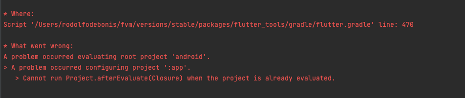 Cannot run Project.afterEvaluate(Closure) when the project is already evaluated. · Issue #104187 ...