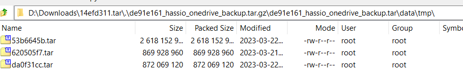 addon backup includes other whole backups · Issue #62 · lavinir/hassio-onedrive-backup · GitHub