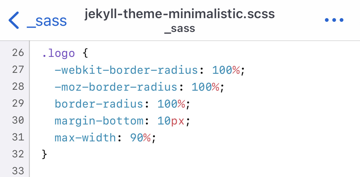 How to make profile picture not a circle · Issue #2 · vaibhavvikas/jekyll-theme-minimalistic ...