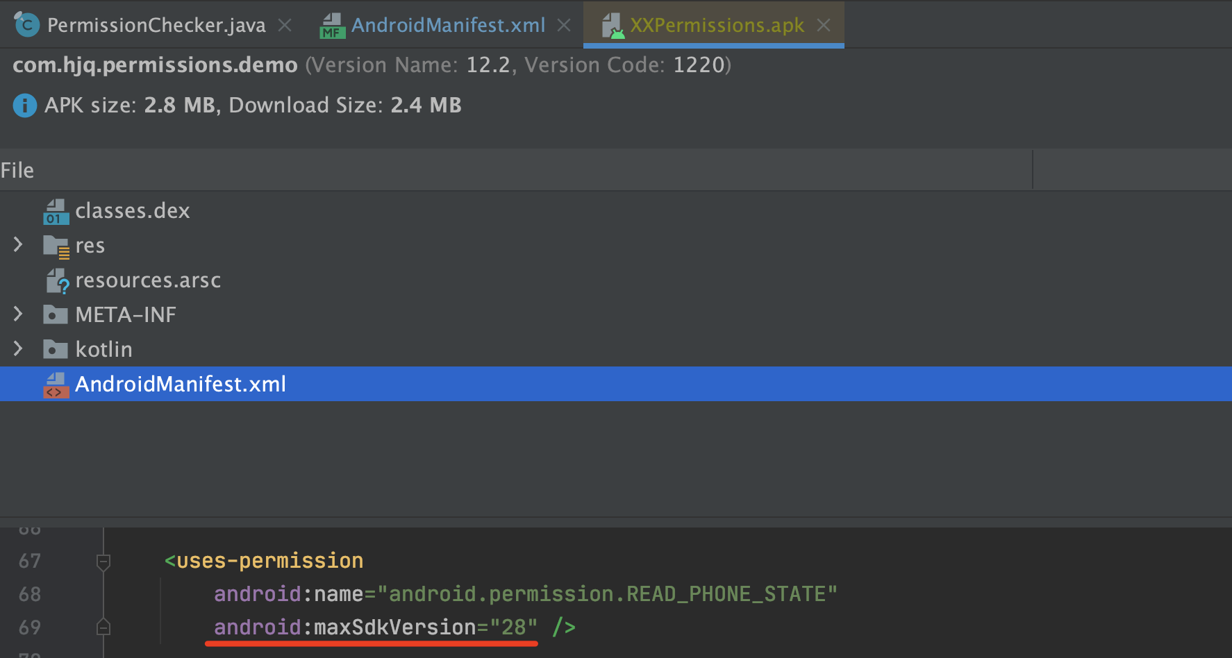 Manifest已经注册.READ_PHONE_STATE 但是部分手机还是会报错 · Issue #98 · getActivity/XXPermissions · GitHub