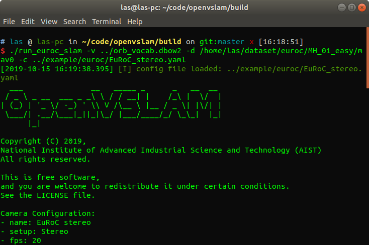 Error when running euroc dataset · Issue #144 · xdspacelab/openvslam · GitHub