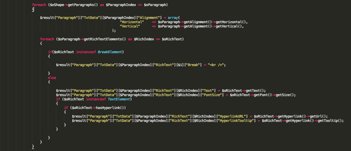 I can't get correct value of Alignment and FontSize in the Shape ...