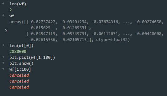 Debug console is halting when matplot.pyplot.plt has been called from ...