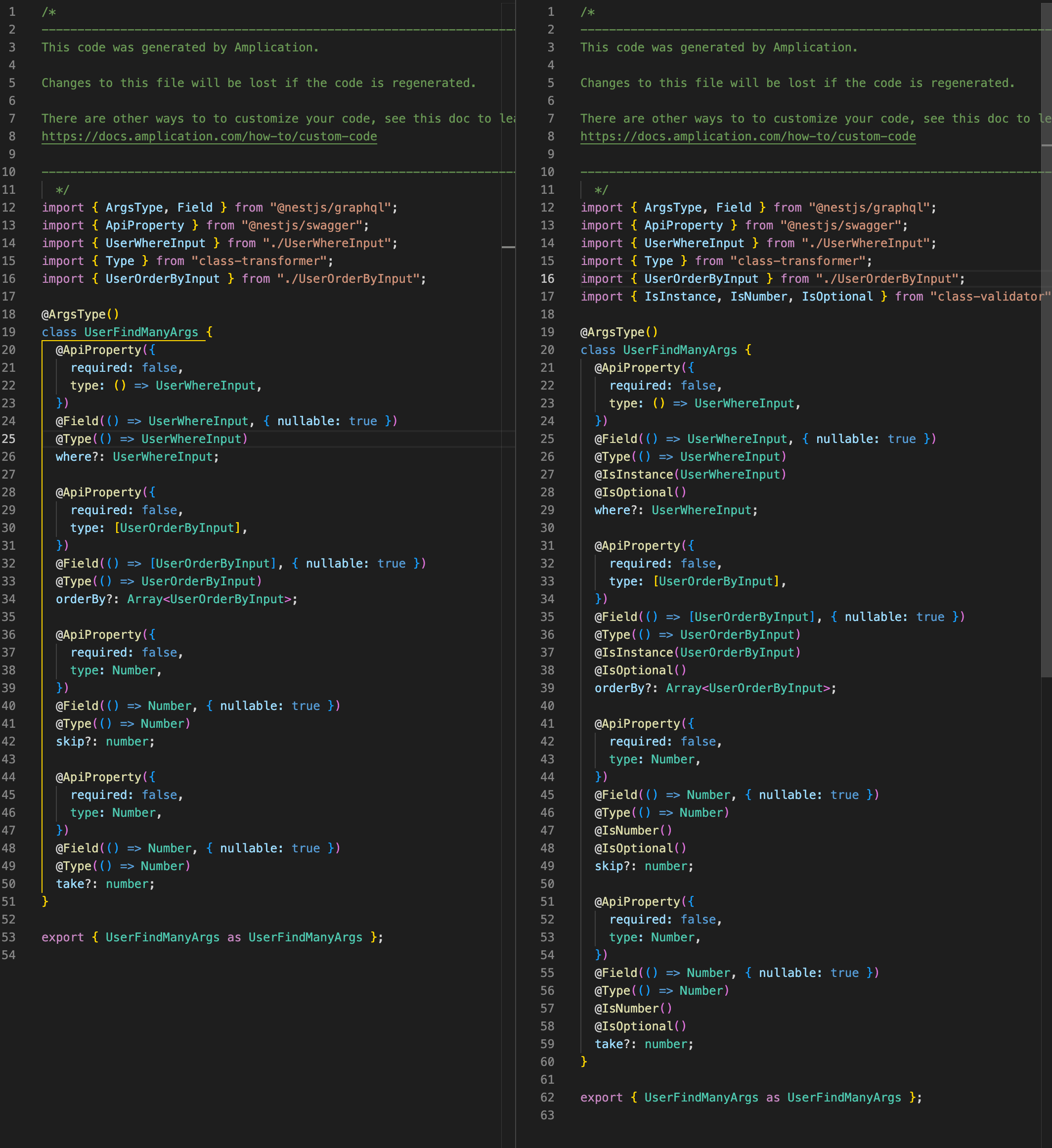 [Security] Update `class-validator` to v0.14 on generated app · Issue #5877 · amplication ...