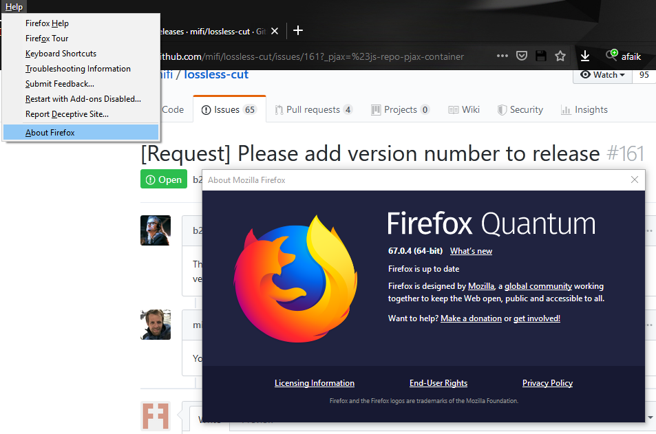 [request] Please Add Version Number To Release · Issue 161 · Mifi