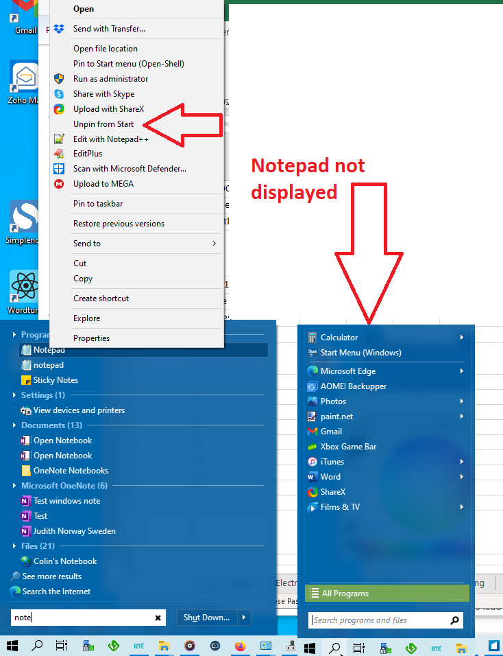 Icons "pinned" to open shell start menu keep disappearing · Issue #823 · Open-Shell/Open-Shell ...