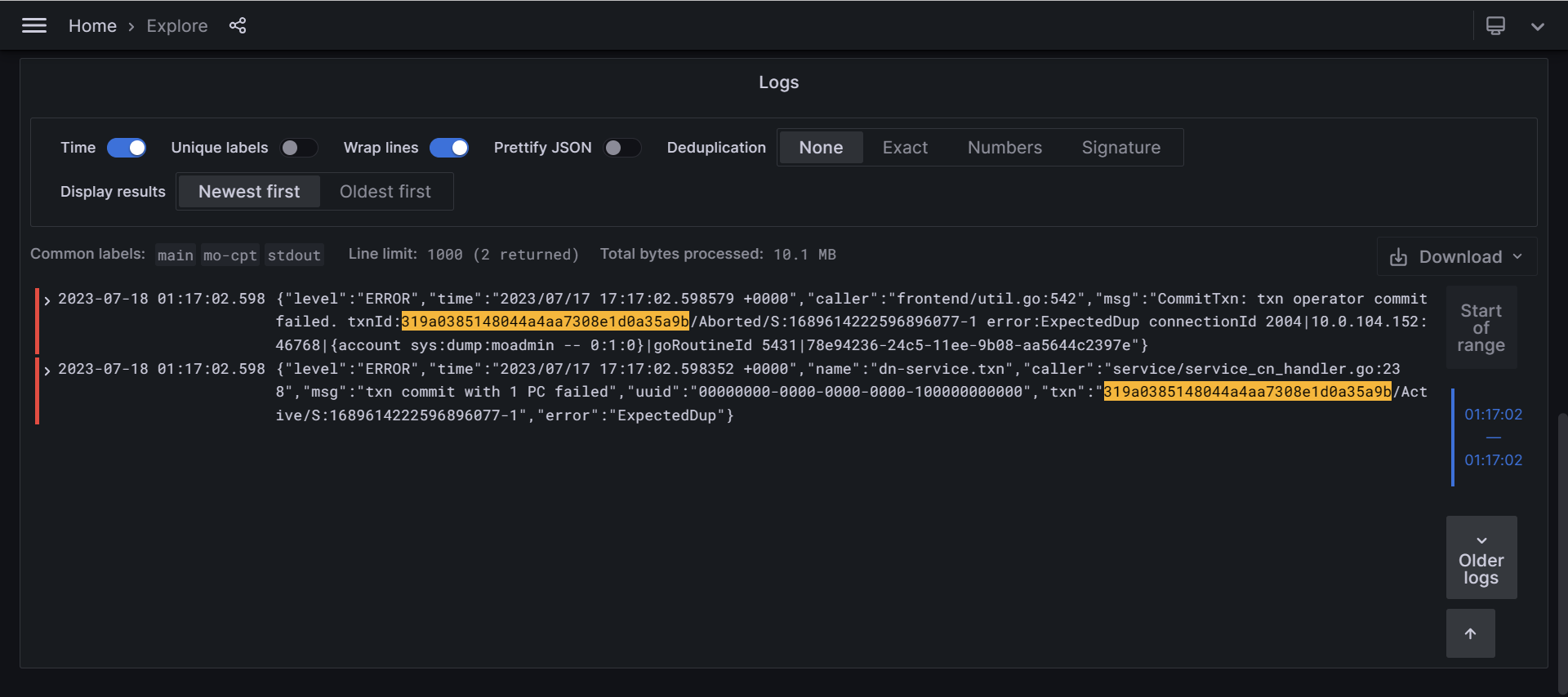 Bug Create Database Failed By Expecteddup In Bvt Test On Storage Compatibility Test · Issue