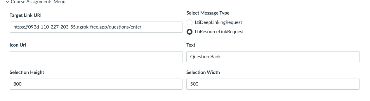 Modal width is not responsive even if the width is changed in developer setting for external LTI ...