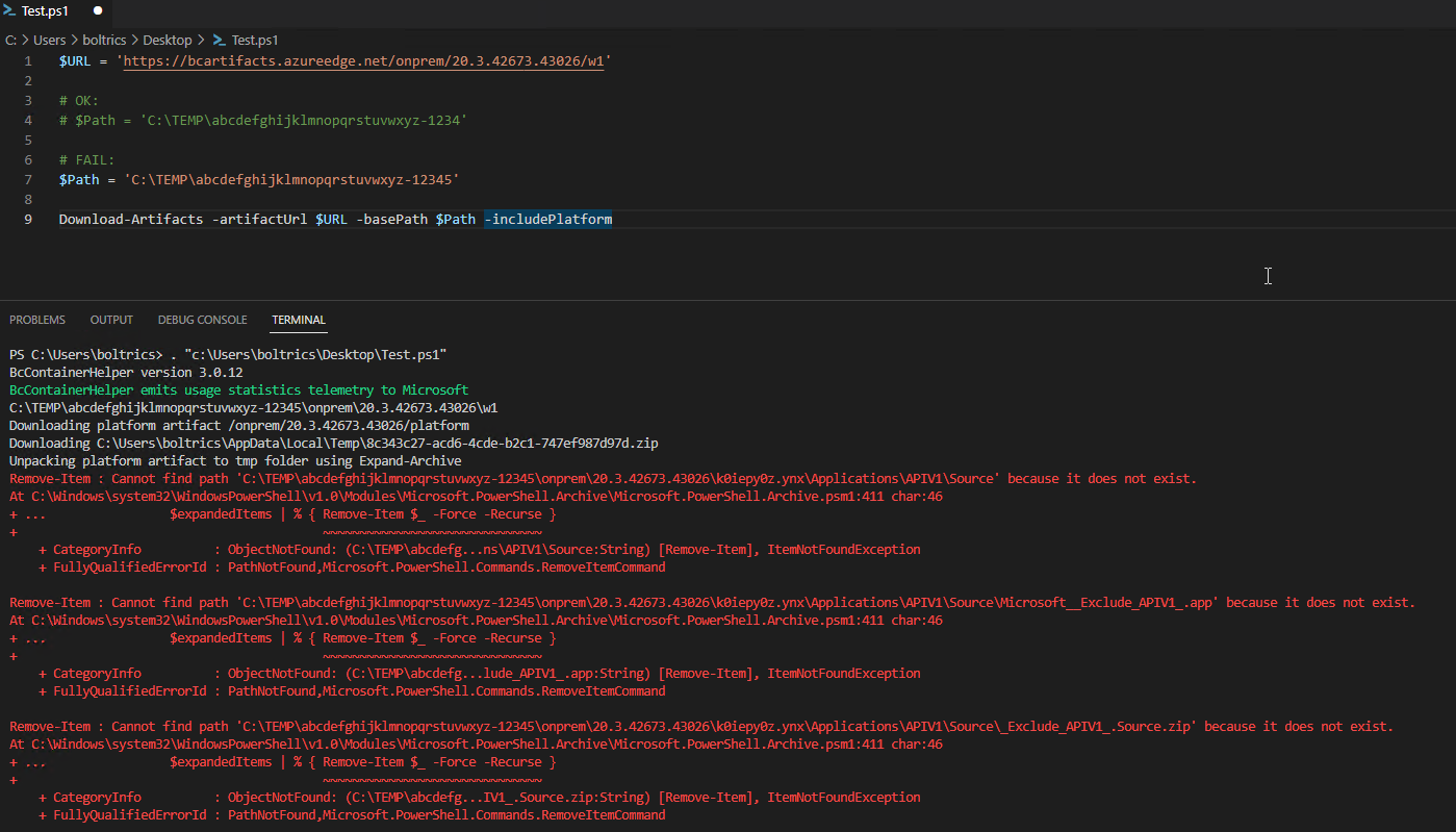 Unable To Download Onprem2034267343026w1 · Issue 2644 · Microsoftnavcontainerhelper · Github 