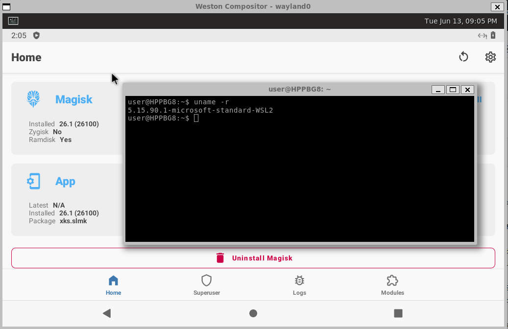 GitHub - pagkly/MagiskOnWaydroid: Waydroid 11 with Magisk v26.1