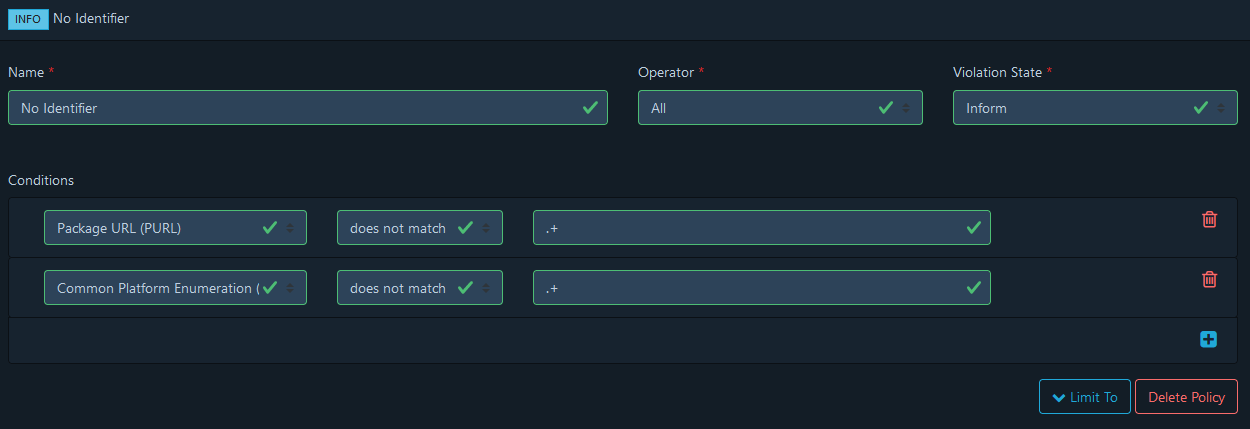 Policy to detect components with neither PURL nor CPE defined · Issue #2587 · DependencyTrack ...