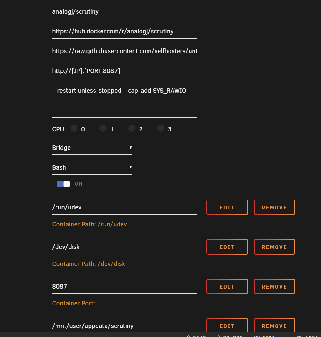 Some level errors type=metrics · Issue #199 · AnalogJ/scrutiny · GitHub