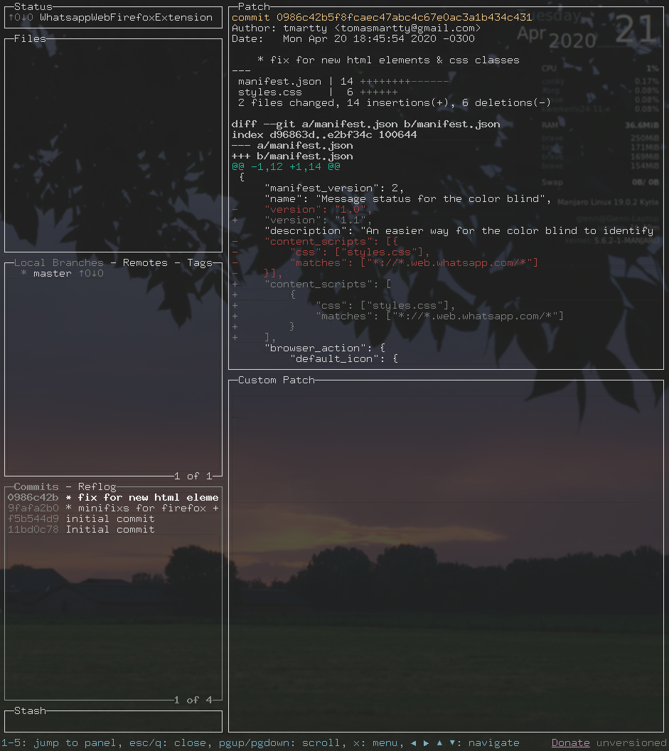 Can't see commits history · Issue #801 · jesseduffield/lazygit · GitHub