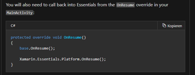 [Bug/Question] [Android] What is the point of calling Platform.OnResume when using the Web ...
