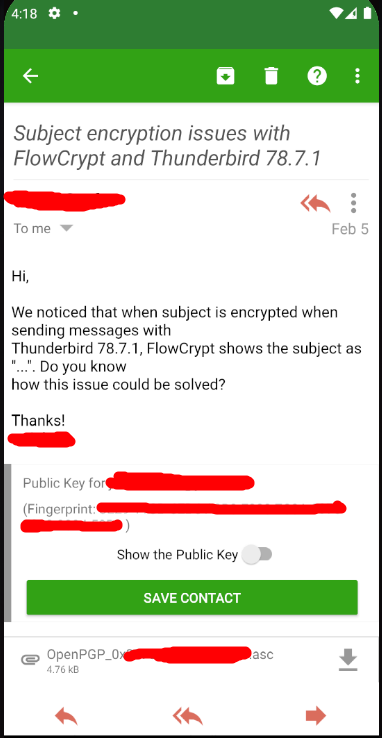 Migration to PGPainless. Message details. Attachment. Pub key with SHA1 algo · Issue #1440 ...