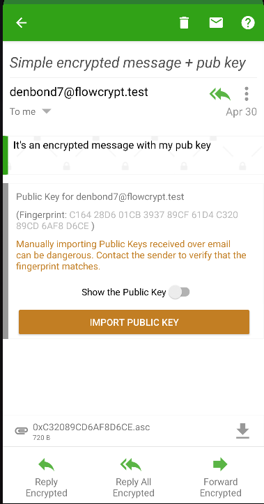add warning when manually importing public keys · Issue #1544 · FlowCrypt/flowcrypt-android · GitHub