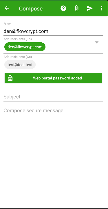 Could Not Send A Password Protected Message If To Doesn T Contain Recipients Without Pub Keys