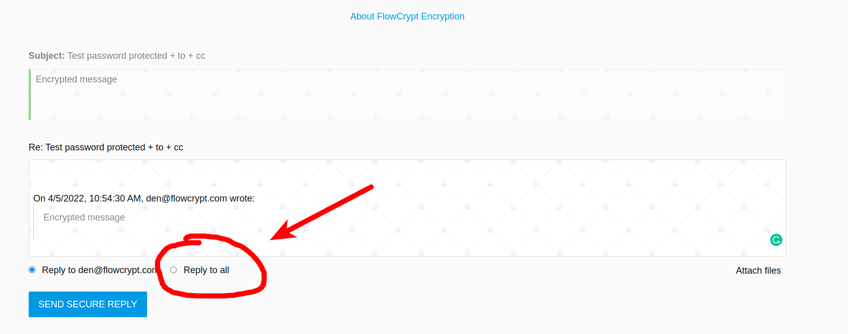 Could Not Send A Password Protected Message If To Doesn T Contain Recipients Without Pub Keys