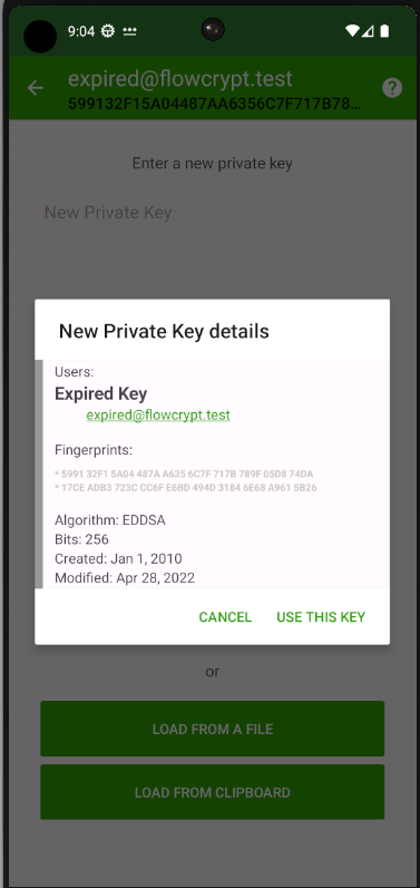 updating primary key with newer version of the same key · Issue #1286 · FlowCrypt/flowcrypt ...
