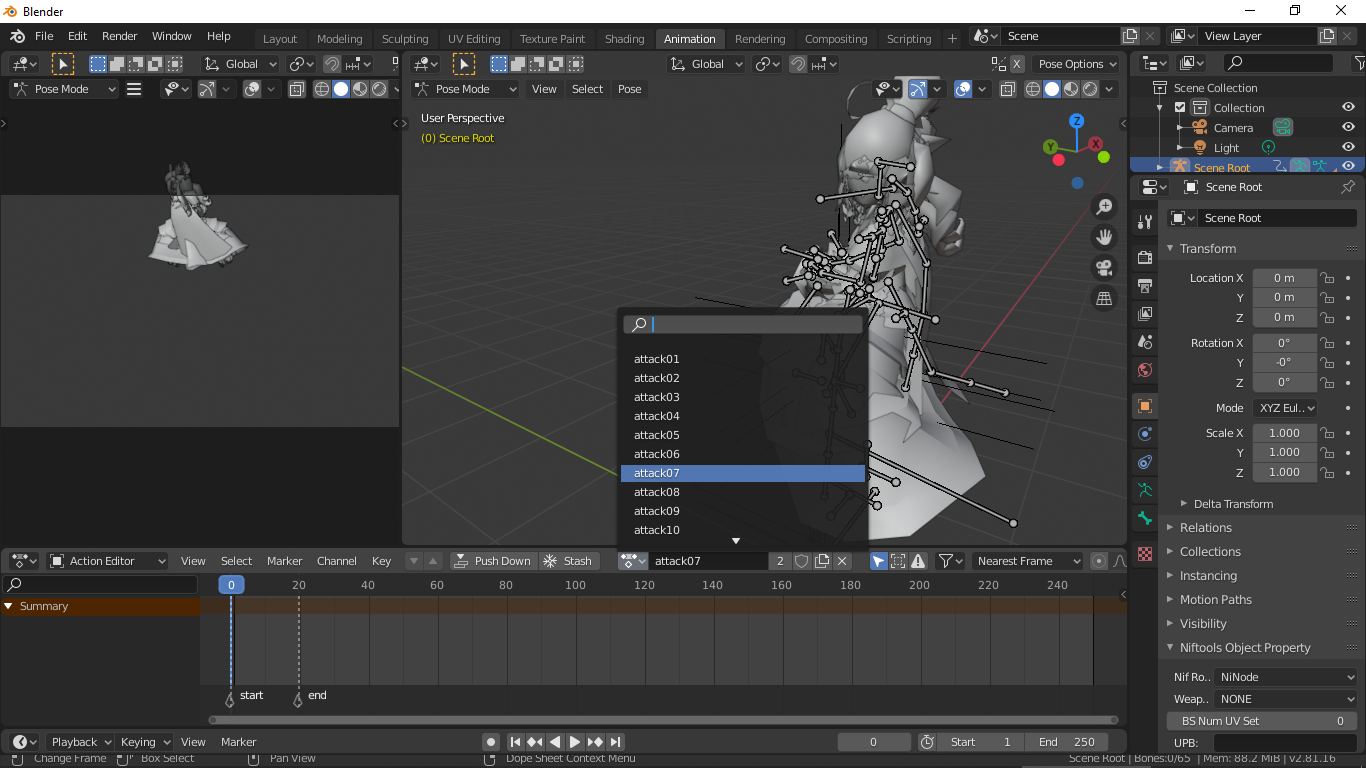 Messed up skeleton weights & some vertices not loaded · Issue #357 · niftools/blender_niftools ...
