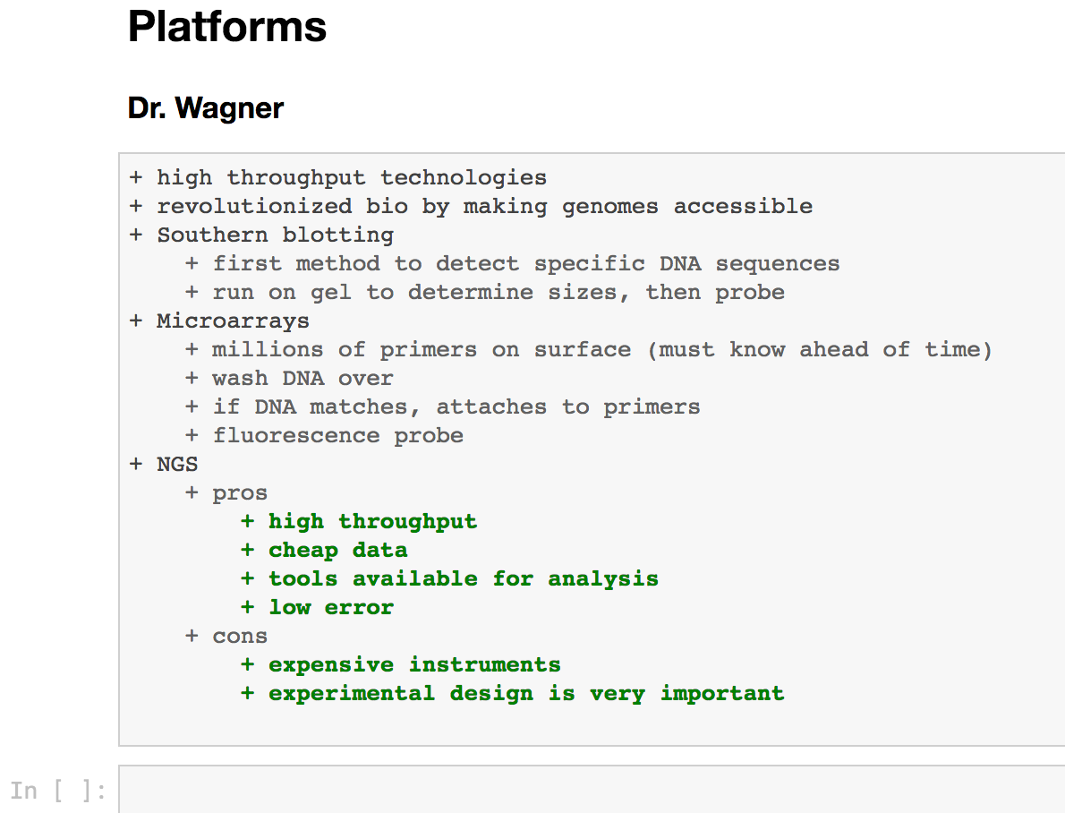Markdown Bullet Point Highlighting Issue 2741 Jupyterlab