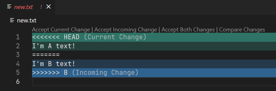 File from Explorer doesn't highlight merge conflict when 3-way merge ...