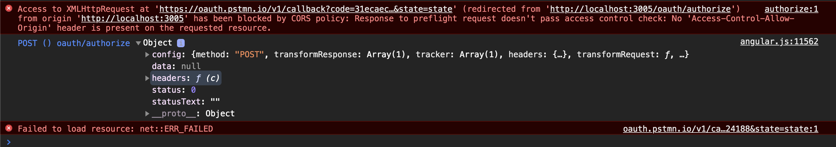 Getting Cors Preflight Origin Header Error During Authorize Using Browser · Issue