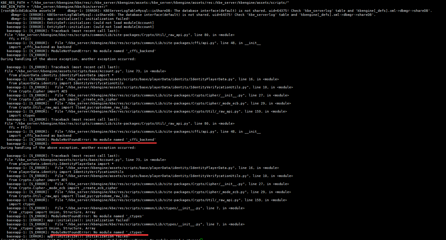 ModuleNotFoundError: No module named '_ctypes' · Issue #1445 · kbengine ...